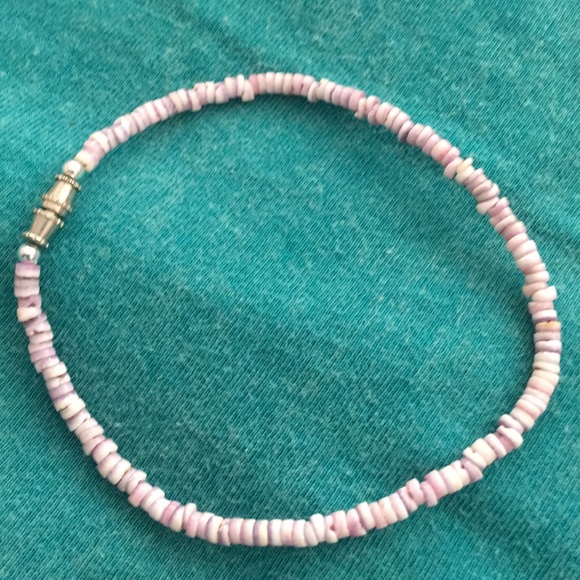 Jewelry | Vintage Pooka Shell Delicate Purple Pink Bracelet | Poshmark